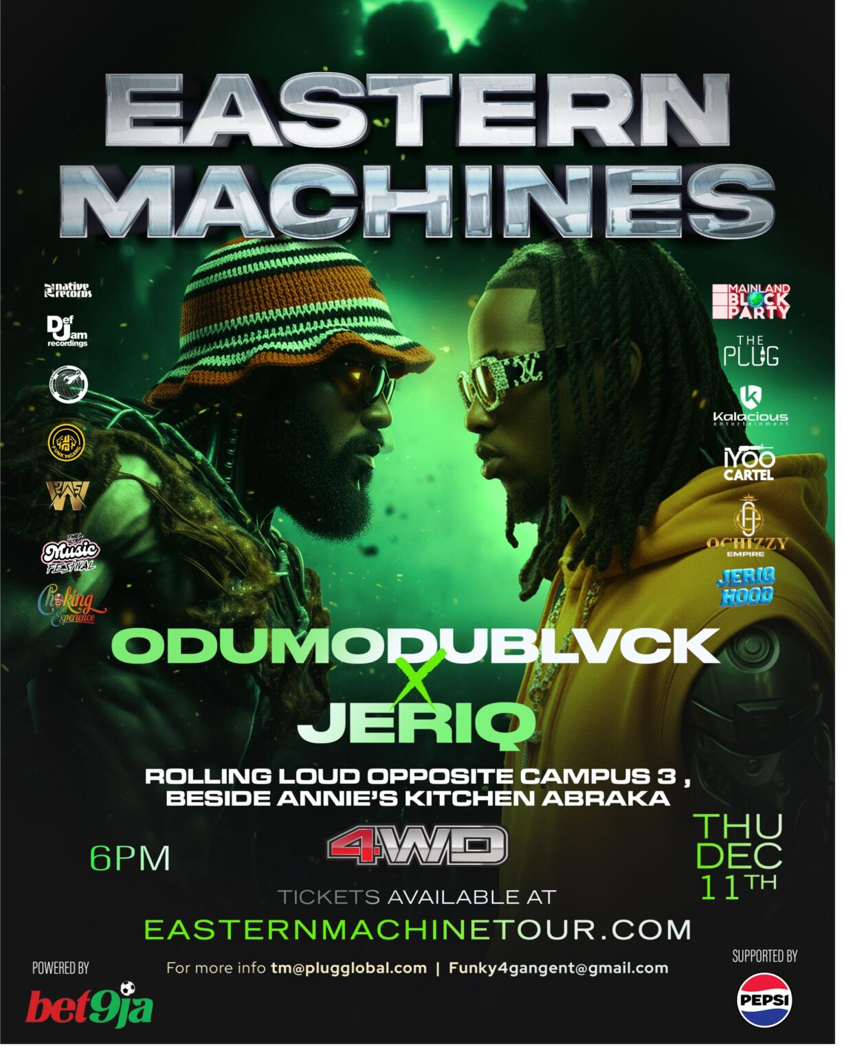 Eastern Machines with Jeriq x ODUMODUBLVCK – Abraka (Delta) – Eastern ...